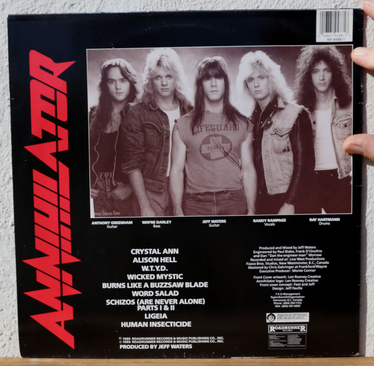 Annihilator - Alice in Hell – R62 Music Store